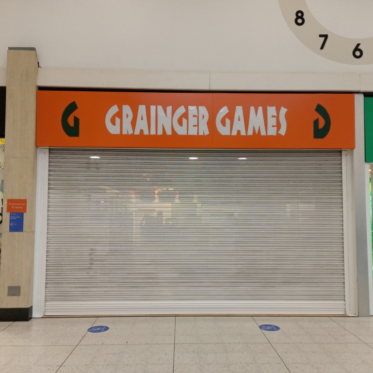 The Ham and Egger Files: Grainger Games. A lost video game shop brand