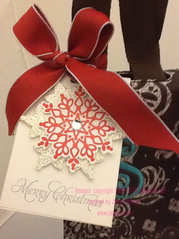 Stampin' Up Festive Flurry cards and Tag Ideas | Jan Girl