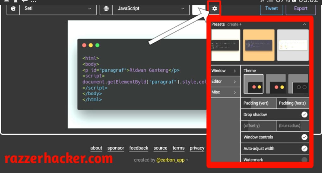 Cara Membuat Screenshot Codingan Jadi Lebih Keren - Informasi Learn