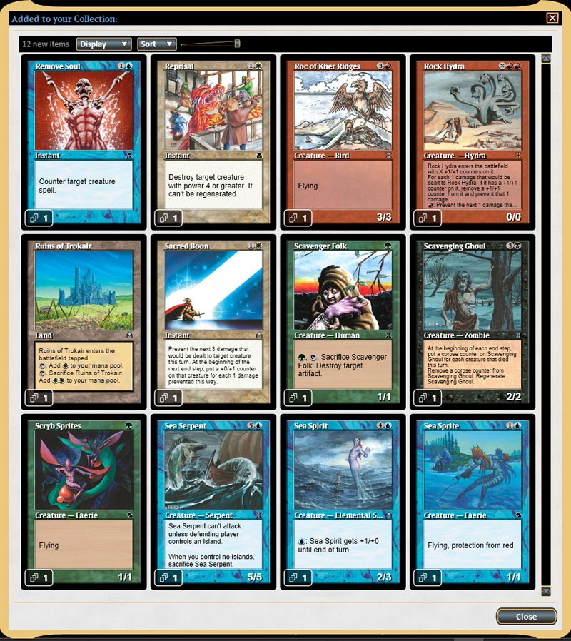 Magic the Gathering Adventures: White Border MTGO as Black Border
