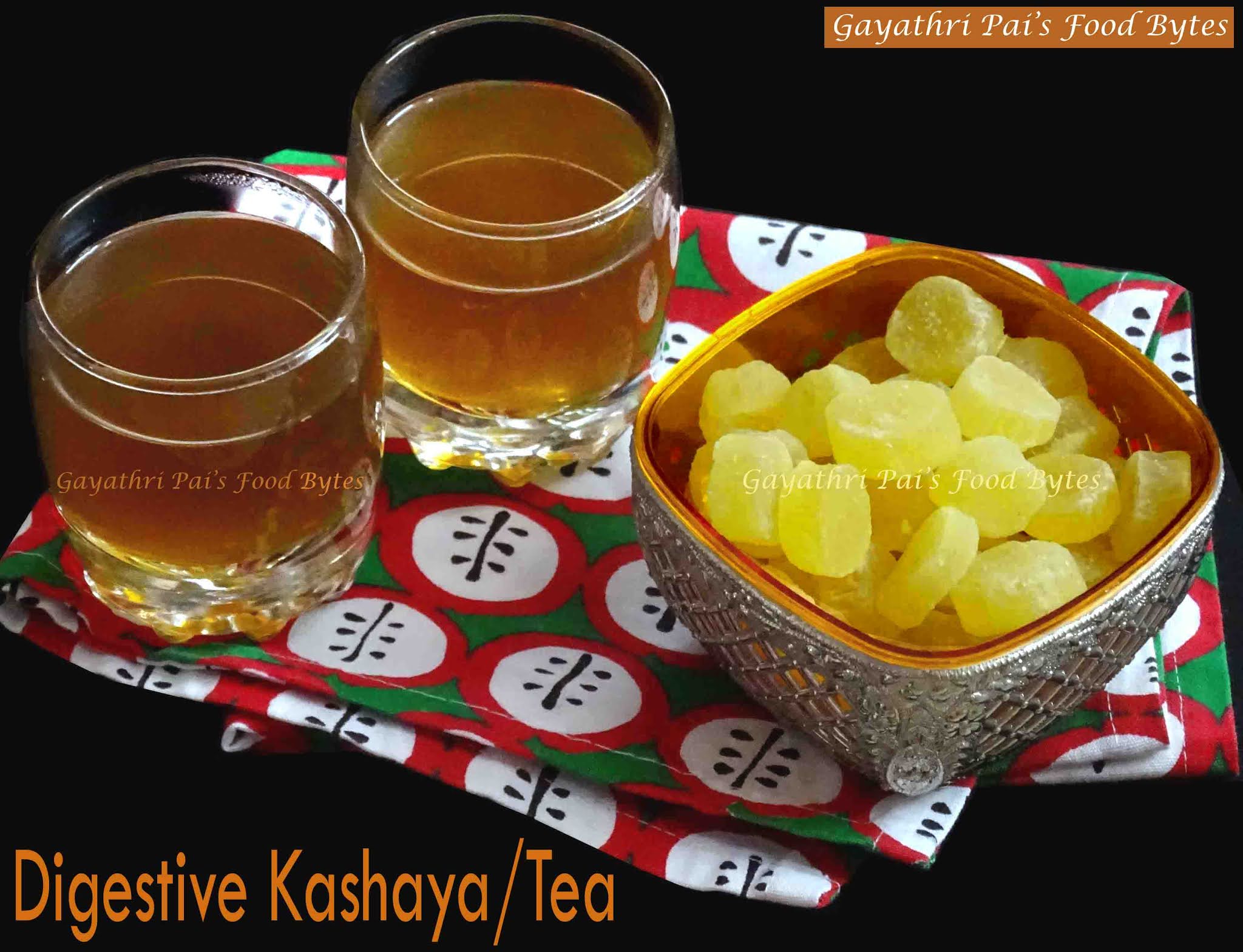 Gayathri Pai's Food Bytes: Digestive Kashaya/ Tea.
