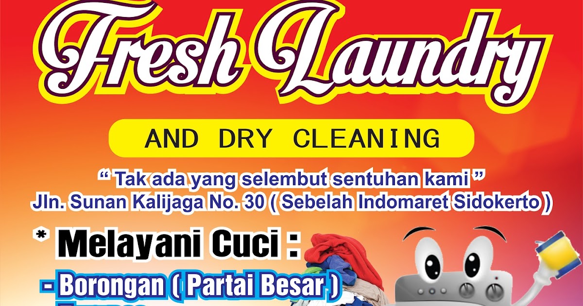 Spanduk Laundry Cdr