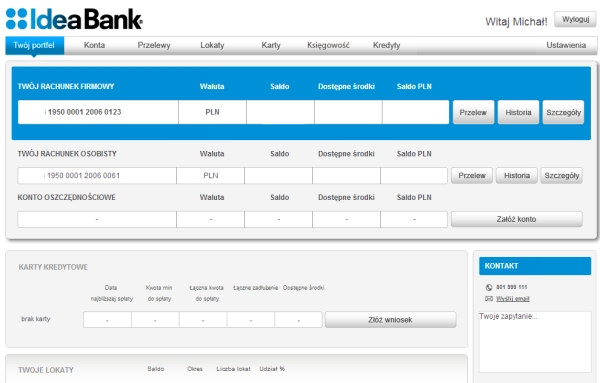 Moja przyszła emerytura: IdeaBank – opinie o banku dla przedsiębiorców