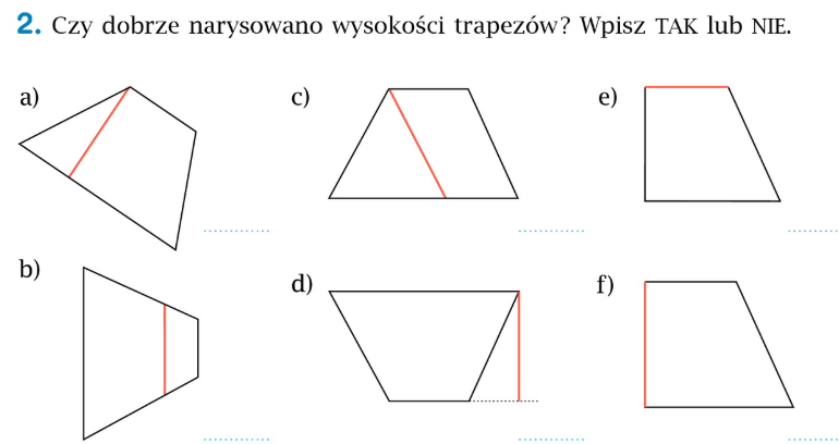 Pole trapezu - klasa 5 (26.05.2020)