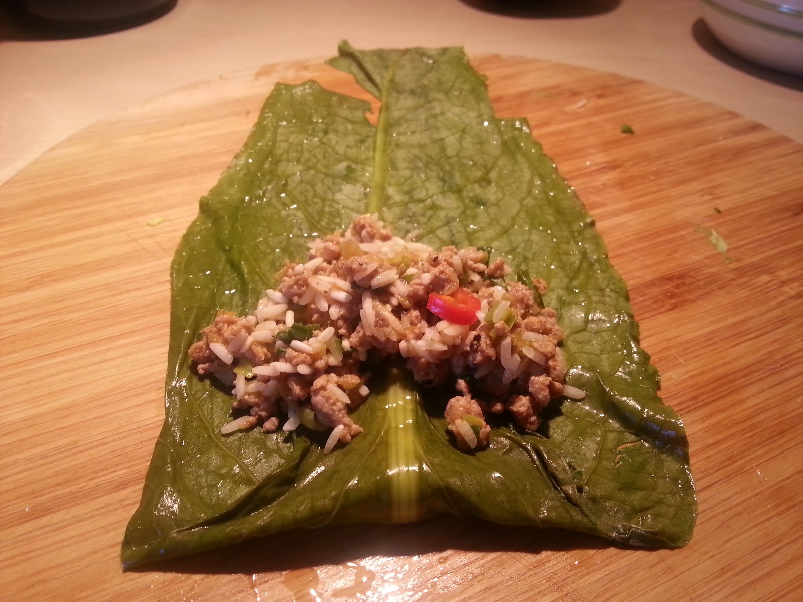 HomesickHedonist: Sarmica od zelja * Monk's Rhubarb Sarma