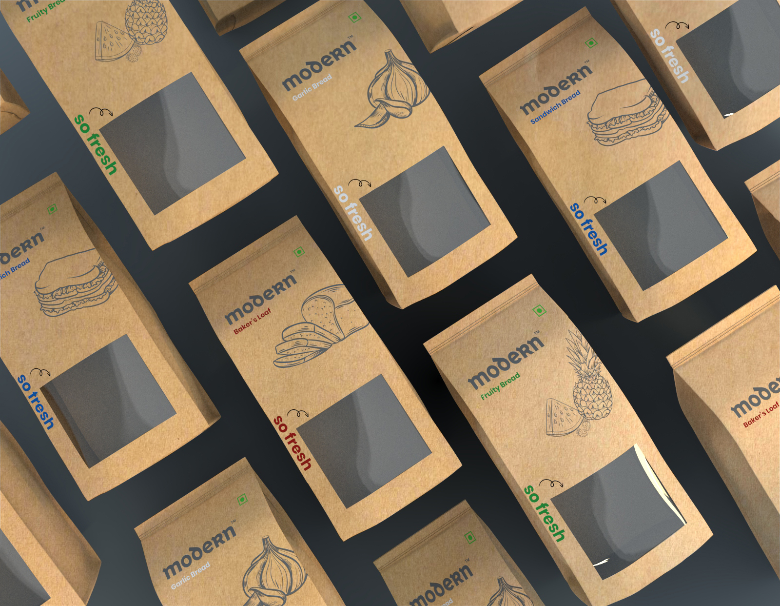 Modern Bread – Packaging Of The World