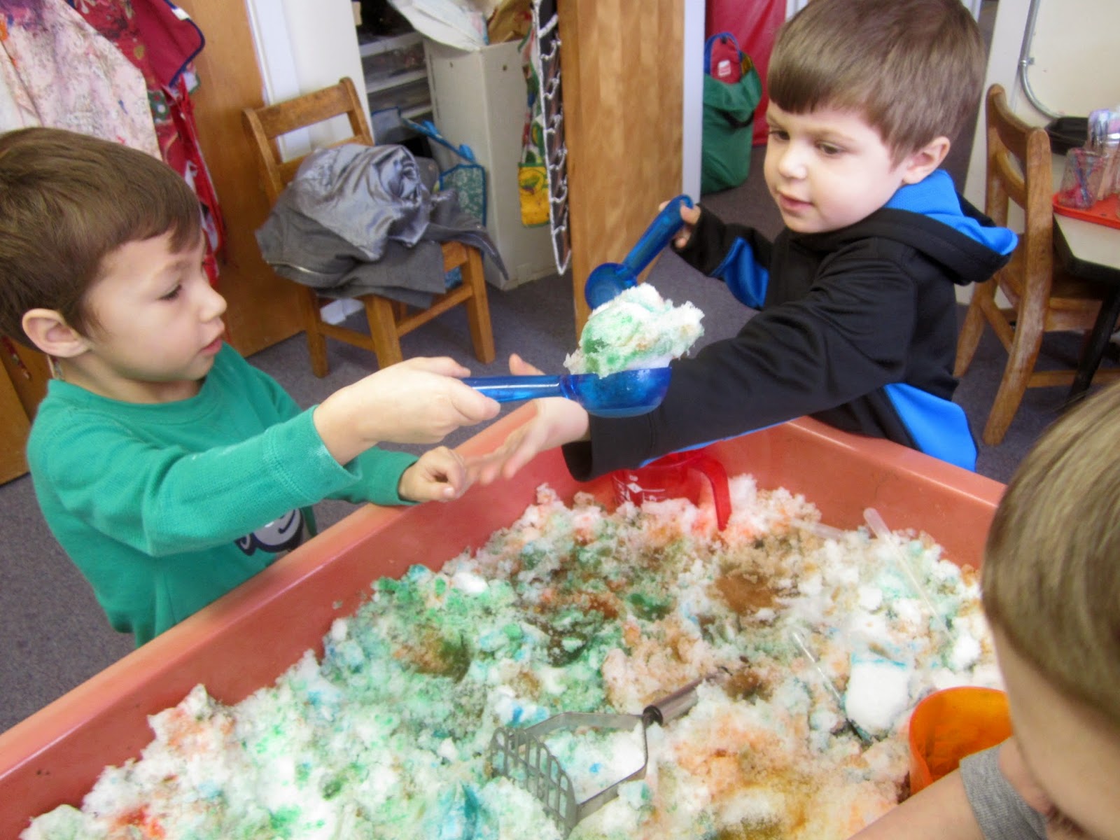 art and soul preschool: Winter Wonderland Indoors!