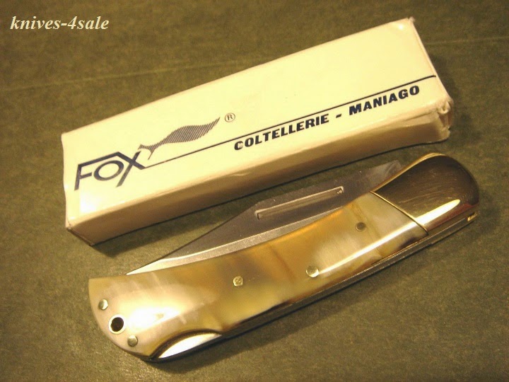 knives-4sale: Italian Fox 586CR Coltellerie Maniago Italy Horn Lockback ...
