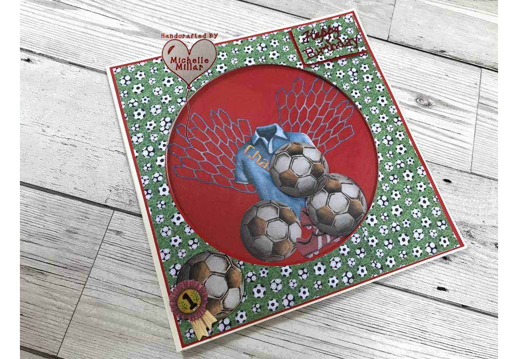 Shine Bright and Create: Football Shaker card