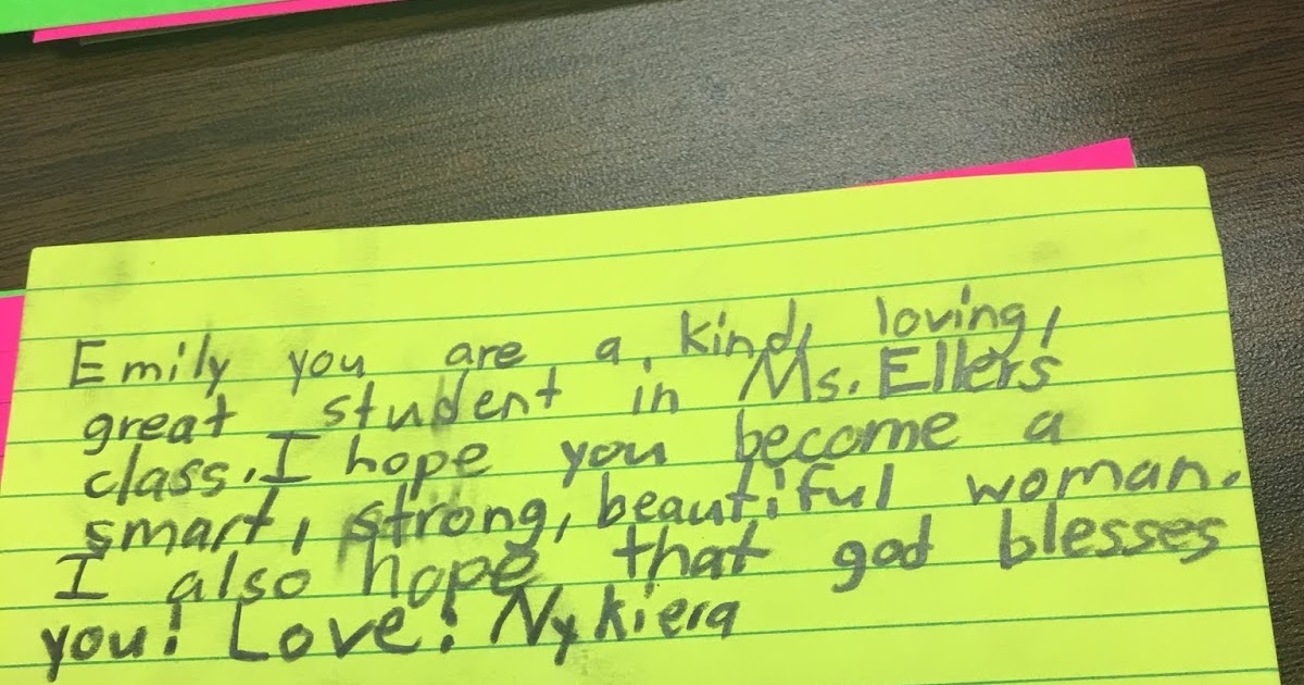 Your Permanent Record: Letters of Kindness at Bolton Elementary