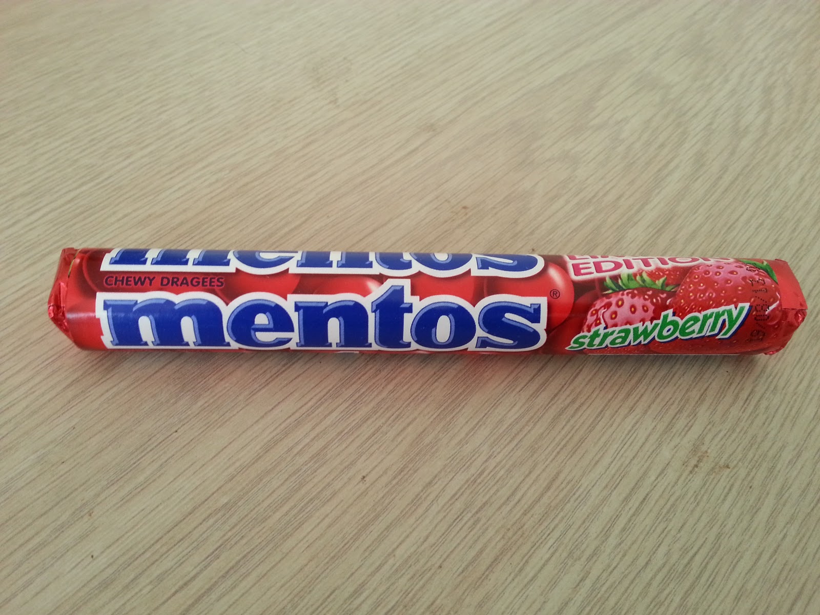 Junk Food Journal: Strawberry Mentos