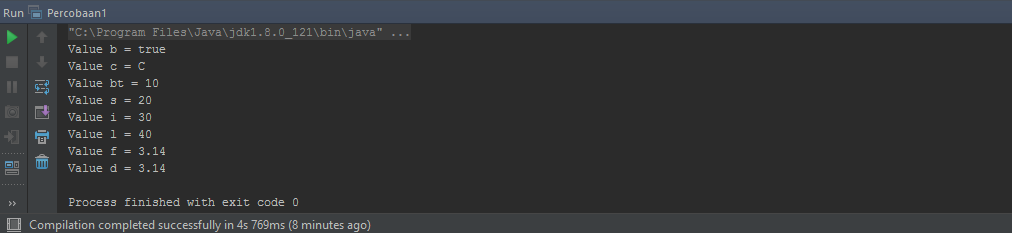 Tugas coding java dasar