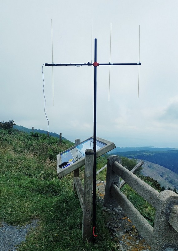 EA2CW: "Blandiblu" 2m portable yagi antenna