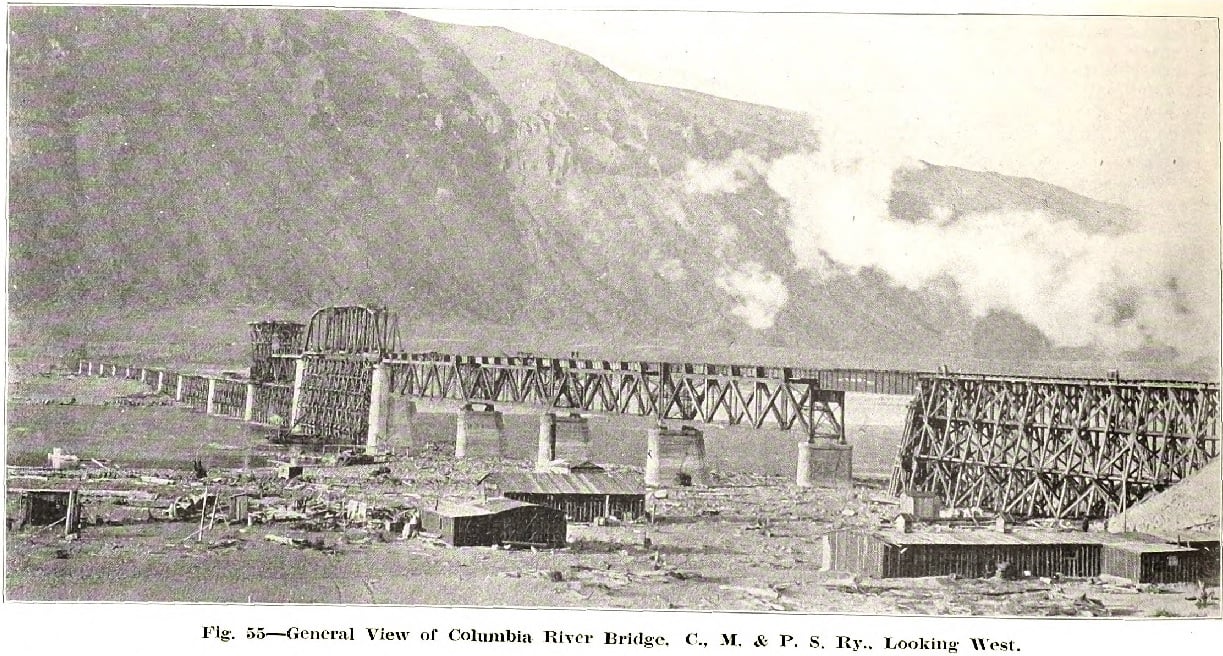 Big Bend Railroad History: Beverly Bridge Construction Views