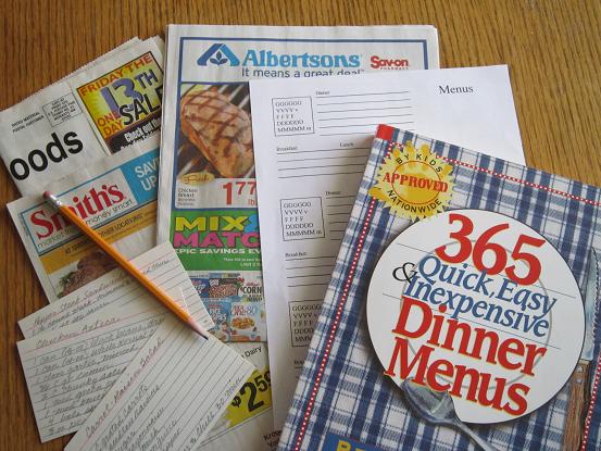 Miss Abigail's Hope Chest: Home Ec- Menu Planning