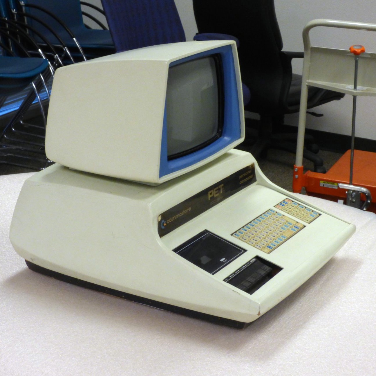 My Old Computers: The Commodore PET 2001 wooden prototype