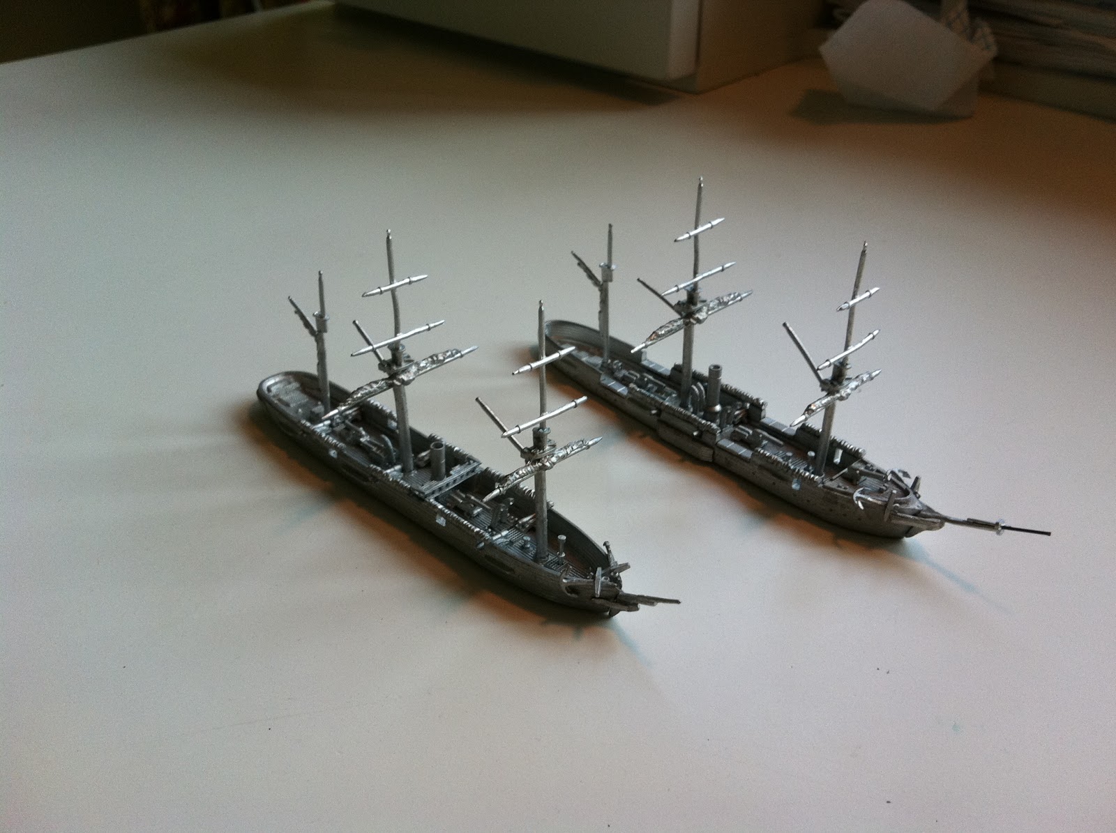 Lair of the Uber Geek: CSS Alabama and USS Kearsarge in 1/600