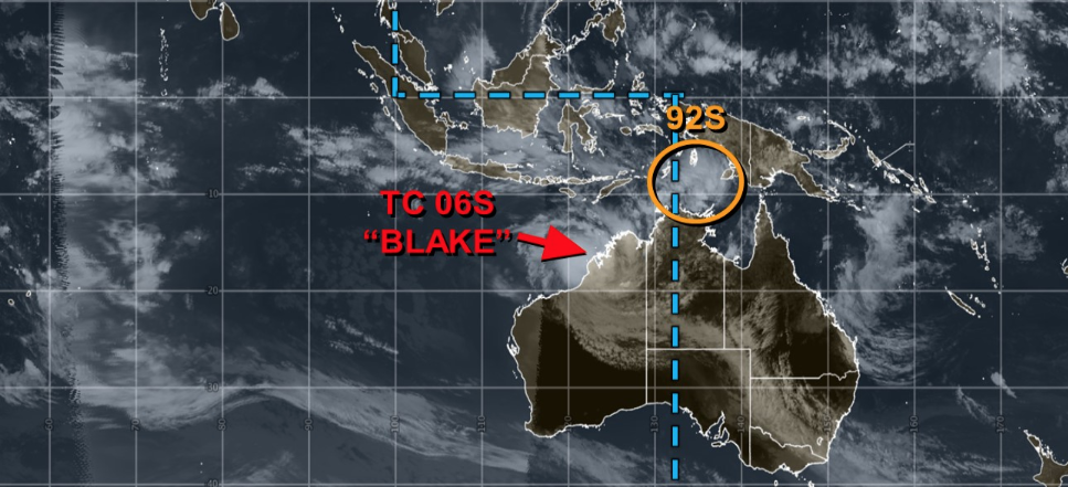 The Big Wobble : Here come the storms! Tropical Cyclone Blake the 1st ...