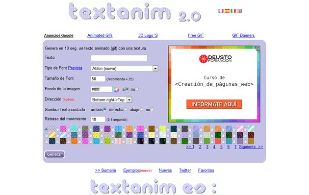 Textanim, crea bonitos textos animados para insertar donde quieras ...