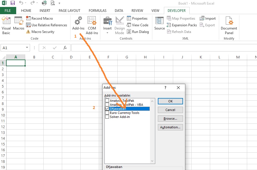 Cara Menginstal Add In di Microsoft Excel. - EnsikloZone