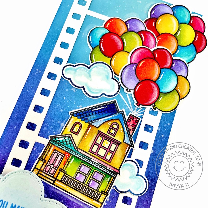 Sunny Studio: Chloe Alphabet Die Focused Cards with Kavya and Isha