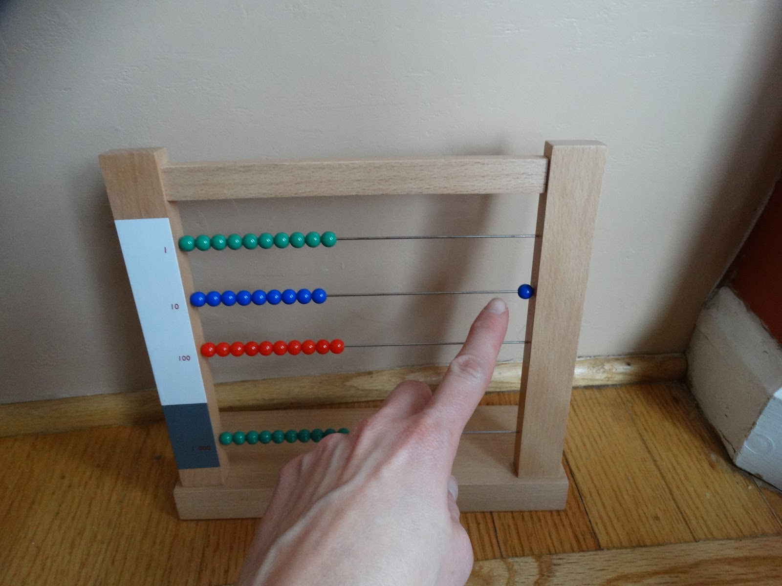 The Joys of Montessori Homeschooling: Small Bead Frame