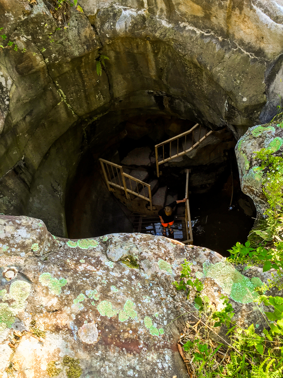 Hiking the Potholes Trail at Interstate State Park in Taylor Falls MN