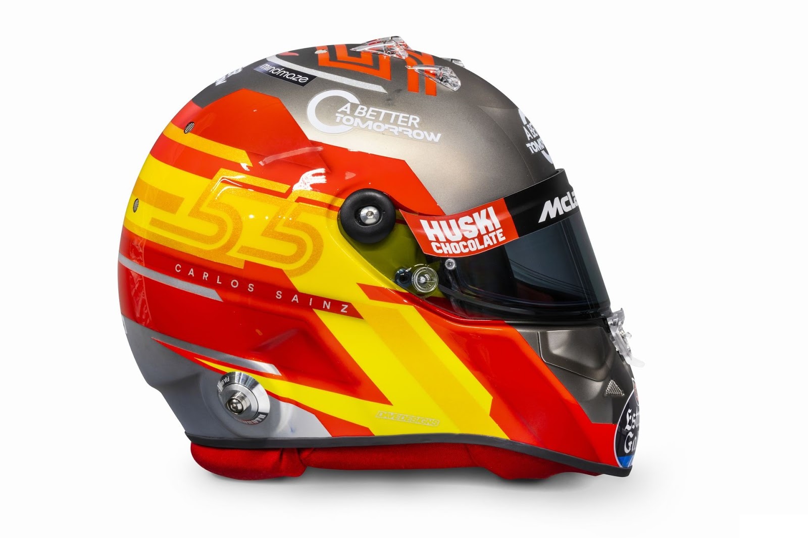 Racing Helmets Garage: Schuberth SF2 Pro C.Sainz 2020 by Dave Designs ...