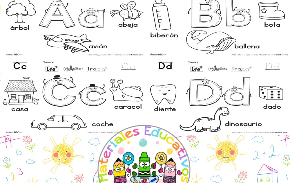 Cuaderno Lee, Traza y Colorea | Materiales Educativos para Maestras