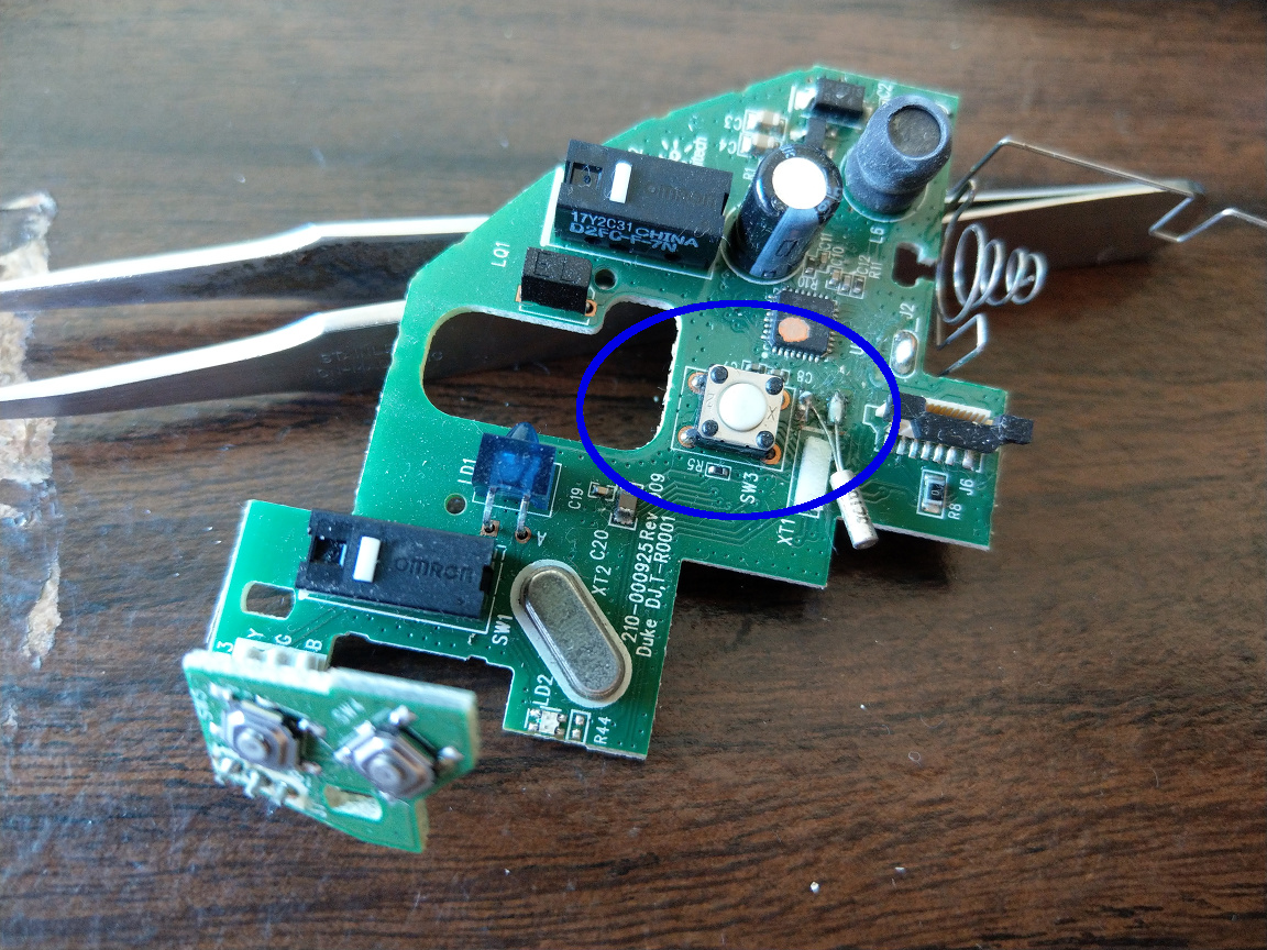 滑鼠 更換按鍵、拆解: 羅技 Logitech M570 無線軌跡球 滑鼠 拆解 & 按鍵更換 Zippy DF3-P1L0 微動開關 ...