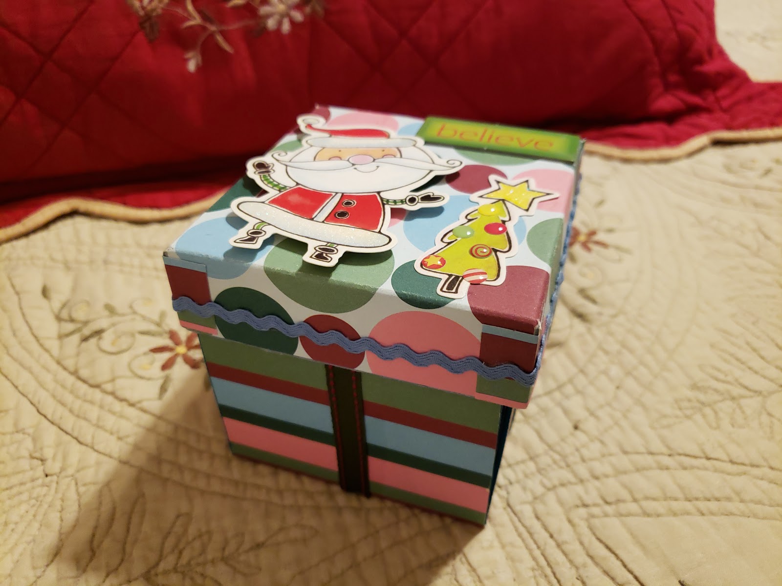 SuziQinTX's Scrapping Corner: Christmas Explosion Boxes