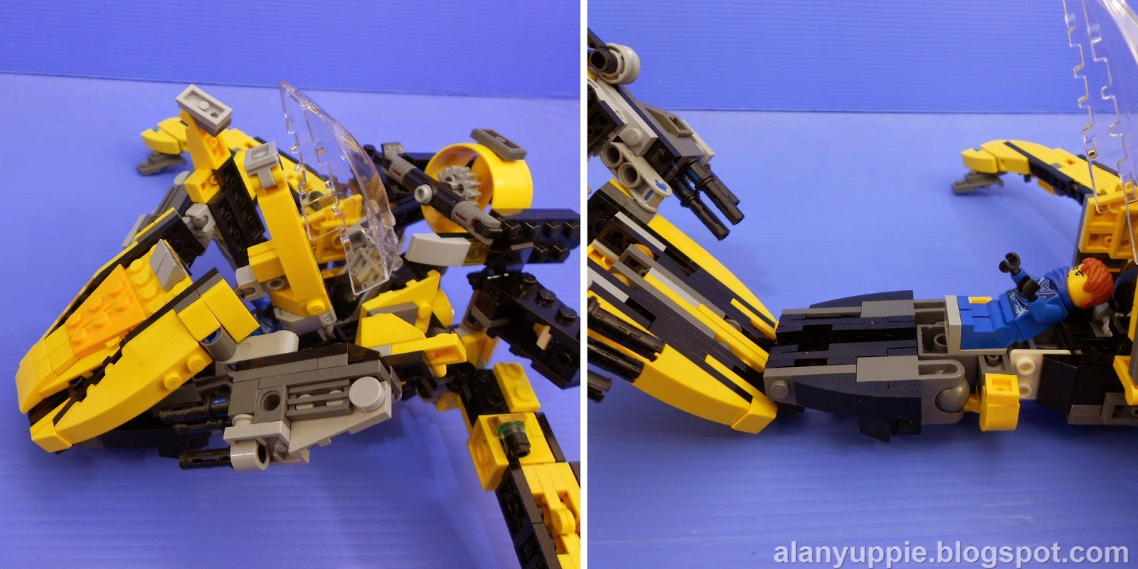 Alanyuppie's LEGO Transformers: LEGO Triple Changer Stormracer Part 2 ...