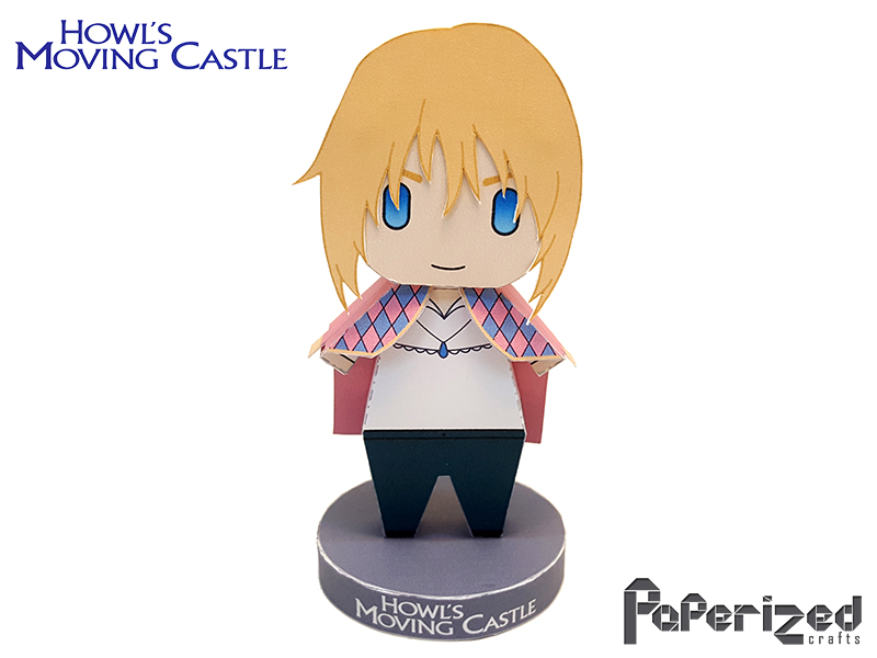 Howls Moving Castle Howl Jenkins Pendragon Papercraft Paperized Crafts