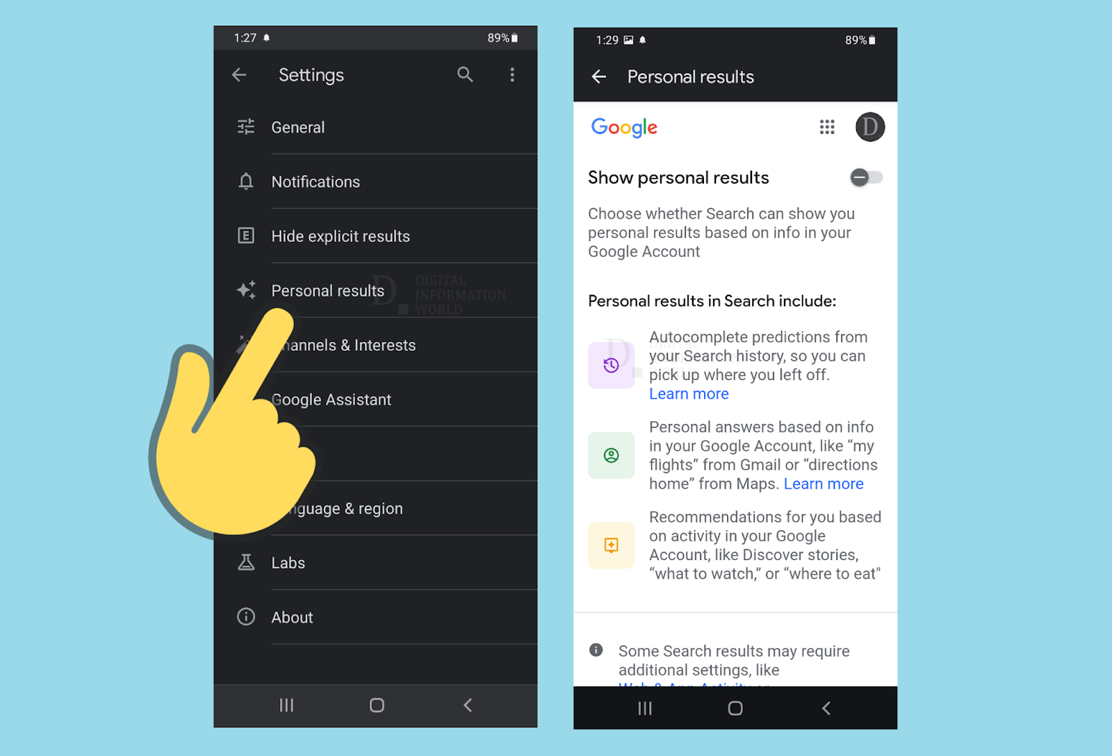 Google Search App adds a new option to its Android Settings in the form ...