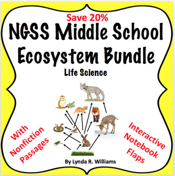 Ecosystem and Food Chain Lesson Ideas 5 LS2 and MS LS2 - Teaching ...