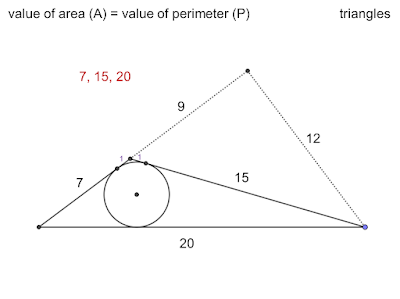 MEDIAN Don Steward mathematics teaching: equable triangles