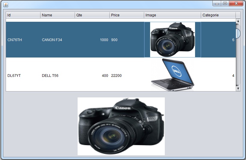 Java How To Display Image From Jtable To Jlabel In Java Netbeans C Javaphp Programming