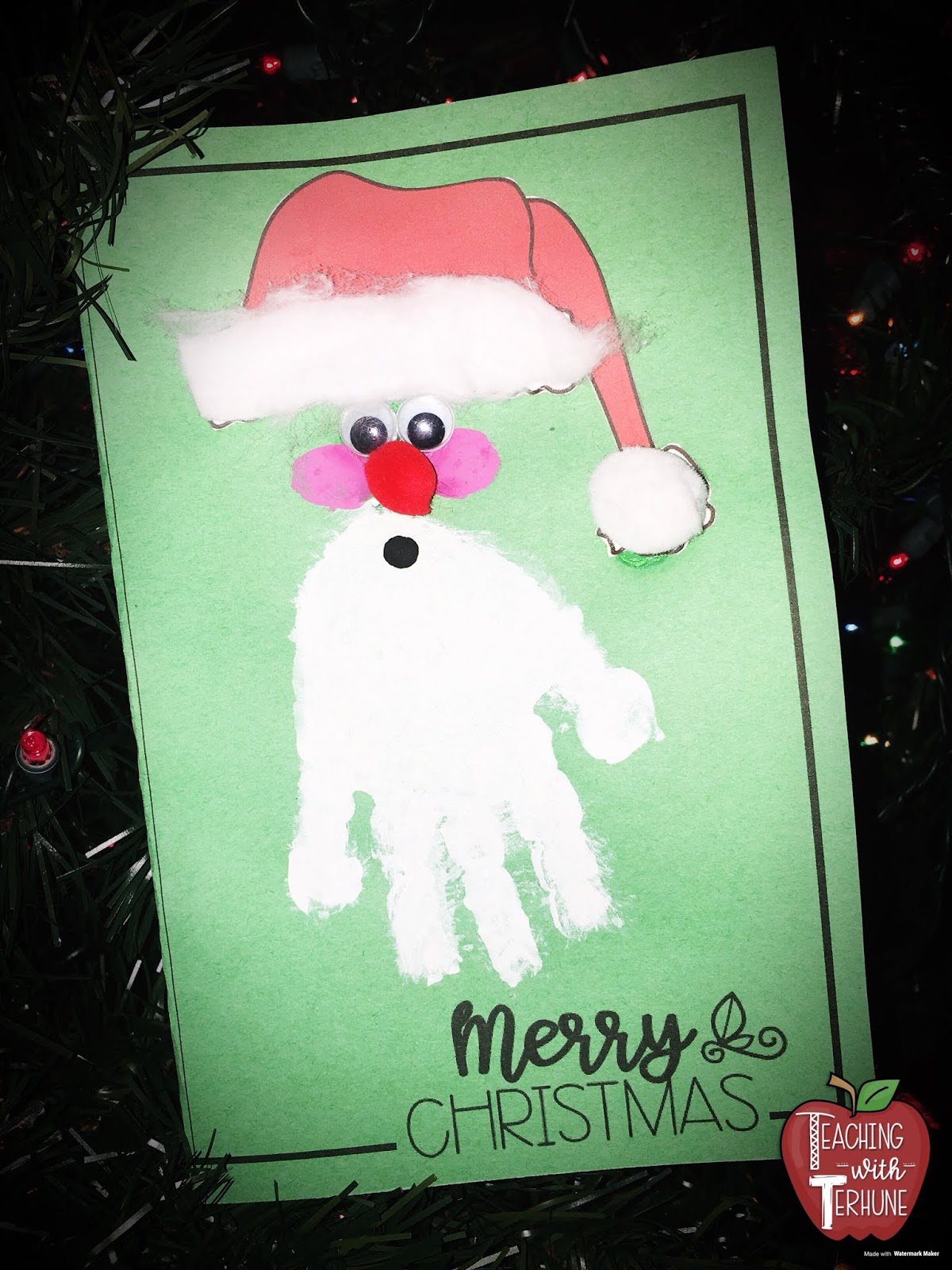Teaching With Terhune: CHRISTMAS CARD IDEAS FOR PARENTS