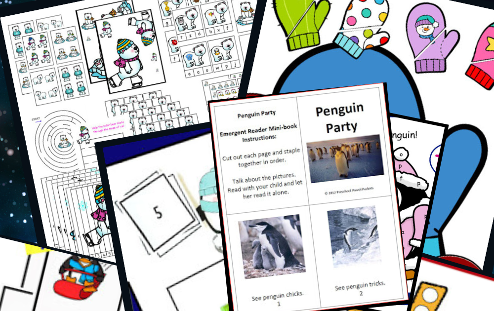 Winter Preschool MEGA Packet!! Preschool Printable Activities ...