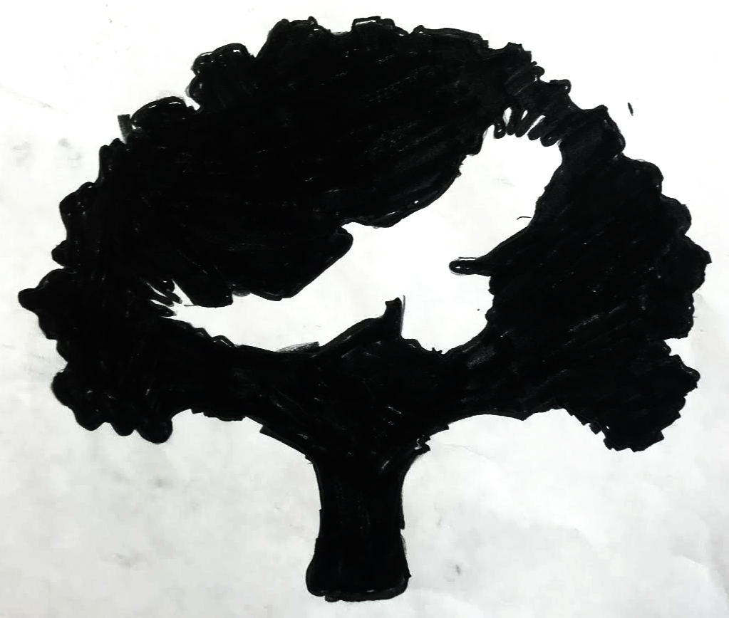 DOUBLE FIGURED SILHOUETTES