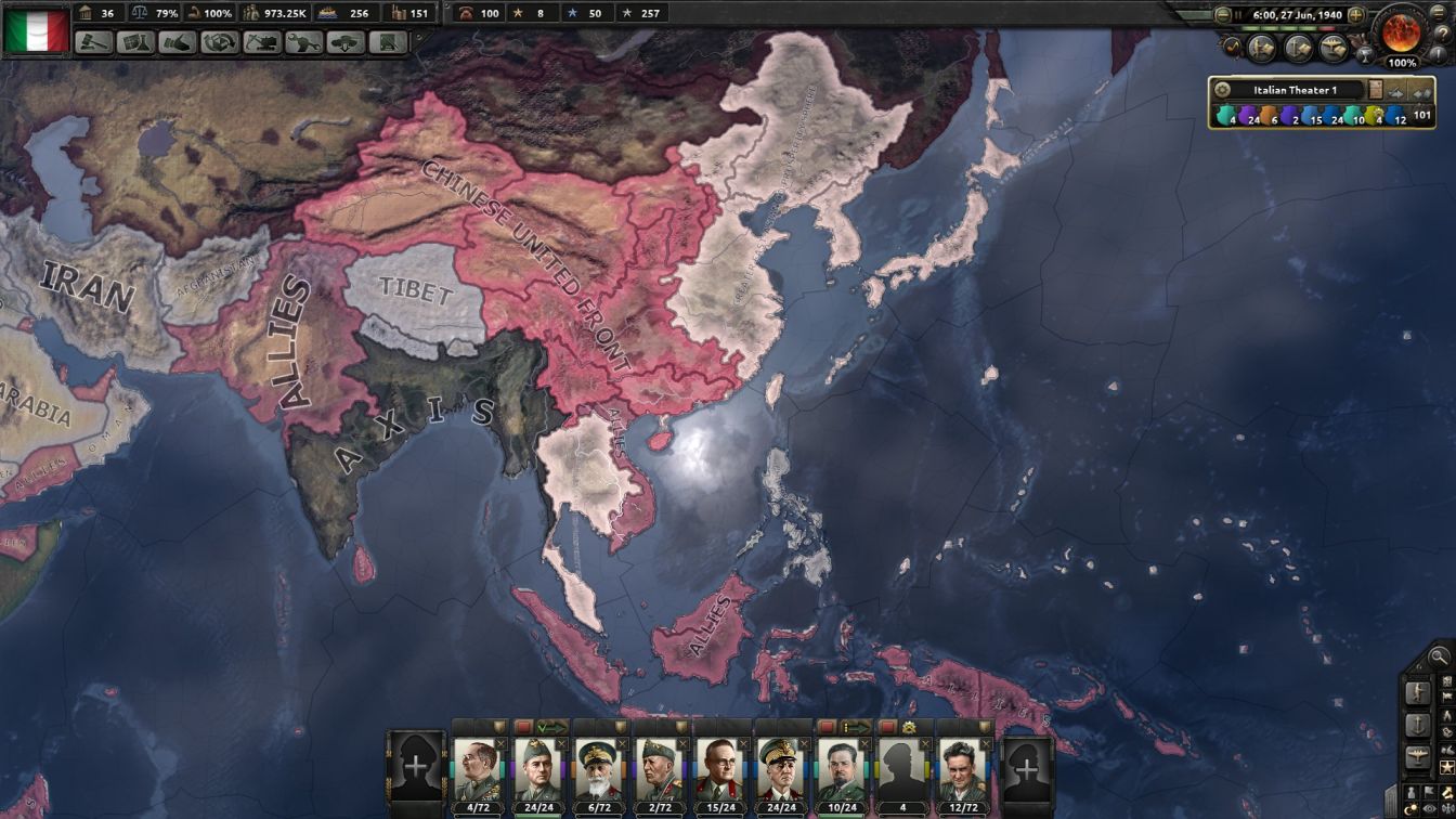 Italy - HOI4 - Malaya and Romania