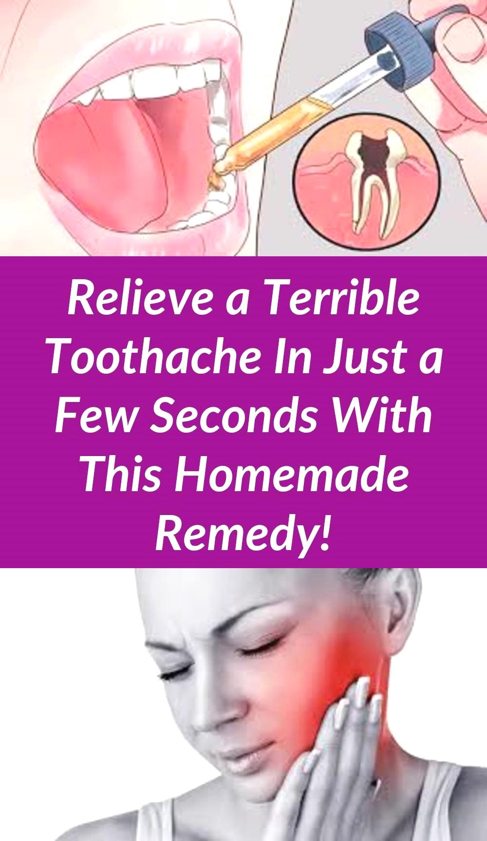Relieve a Terrible Toothache In Just a Few Seconds With This Homemade ...