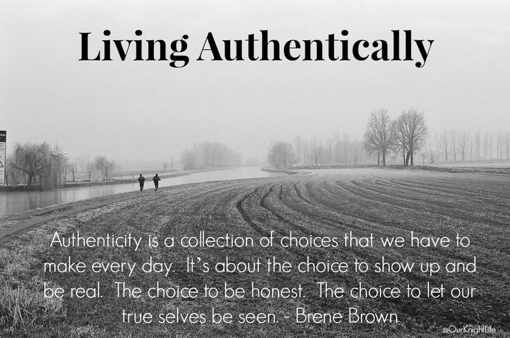 Living Authentically - What Does That Mean?