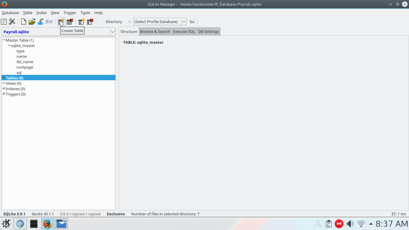 How To Create Sqlite Database Using Firefox Addons Gui Tuxnoob