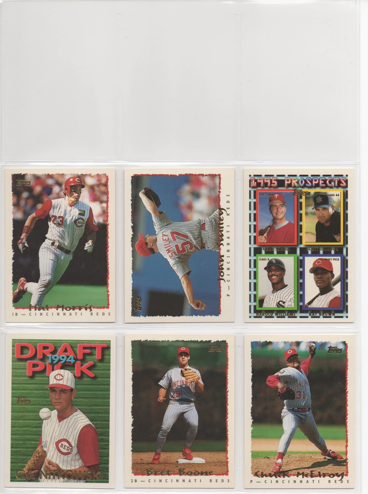 Cincinnati Reds Baseball Card Collector: 1995 Topps Cincinnati Reds ...