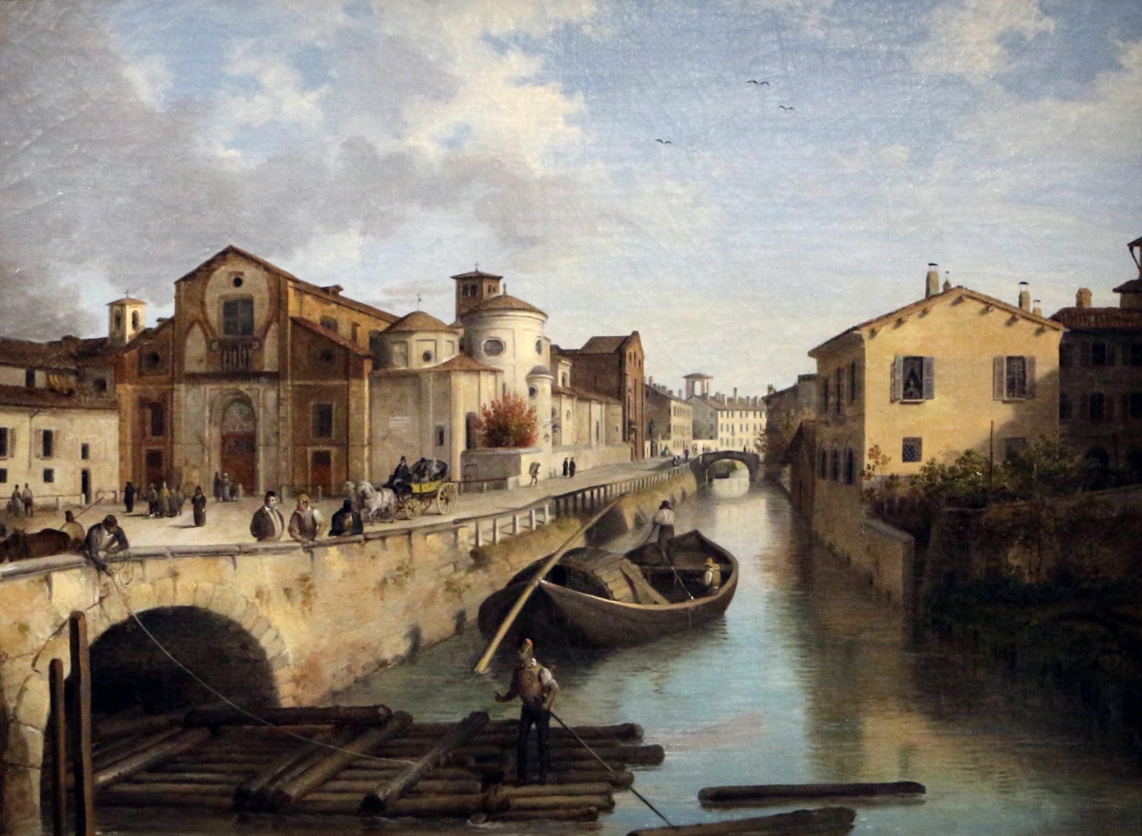 Angelo Inganni | Romantic Veduta painter | Tutt'Art@ | Pittura ...