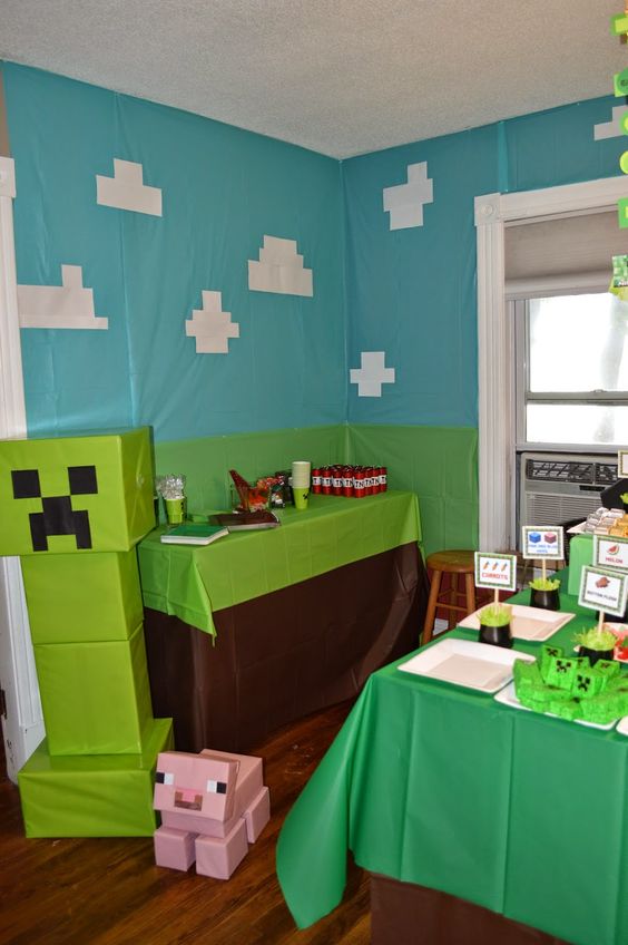 50 ideas para fiesta Minecraft