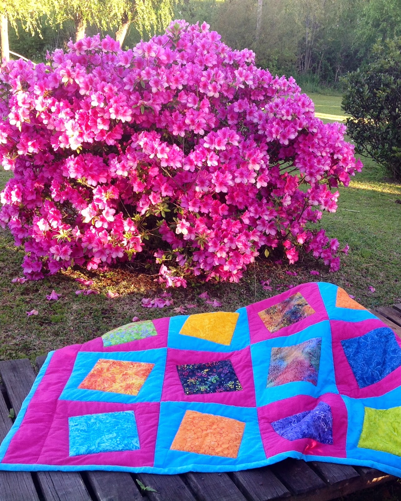 Los Quilts de Merce: Más colores para la primavera