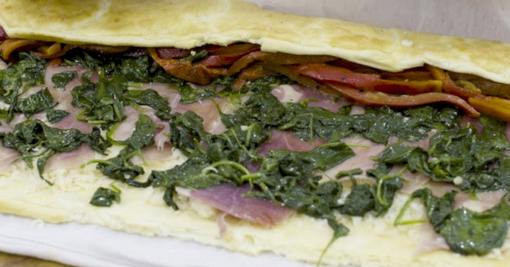 How to Make Egg Roulade with Spinach