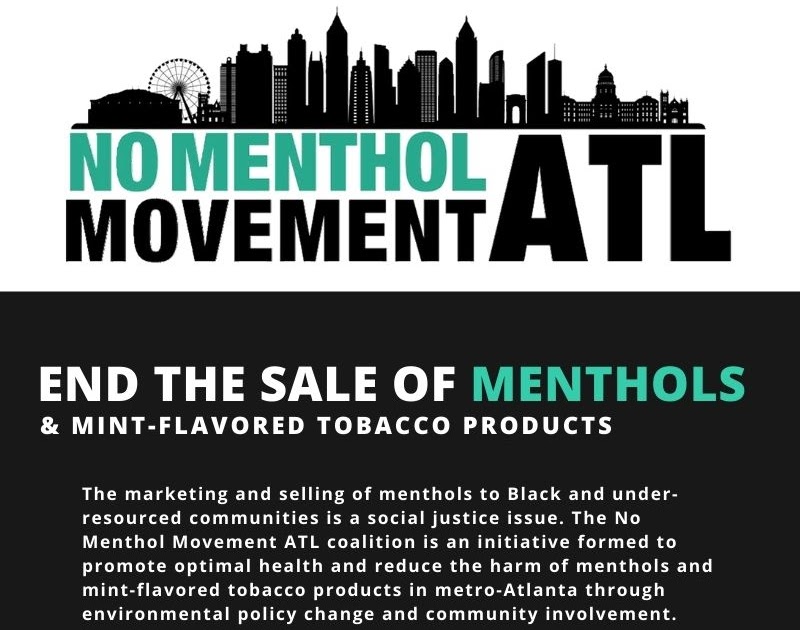 Smoke Free Parks | Atlanta, GA: No Menthol Movement Infographics